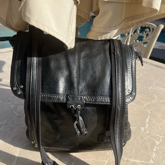 The Sak | Bags | The Sak Ventura Convertible Black Leather Backpack ...